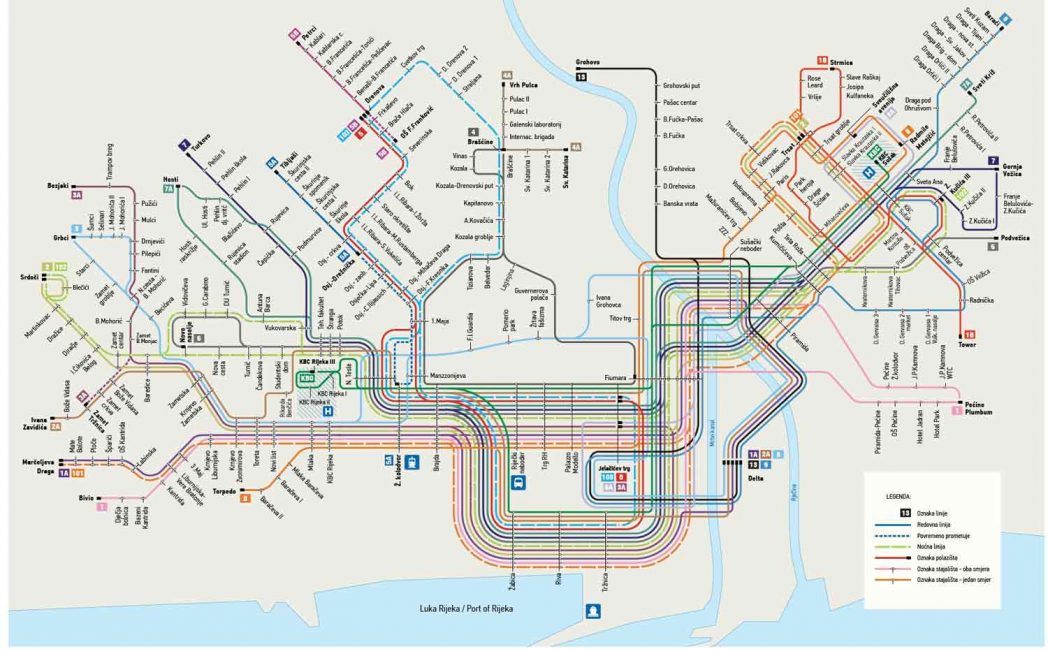 How to take transit in Rijeka, Opatija, and Krk - guide to the routes!