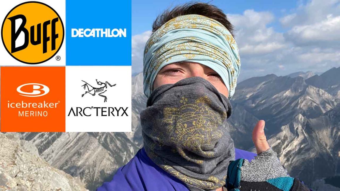 review: Buff vs Icebreaker Flexi Chute vs others - best merino neck warmer