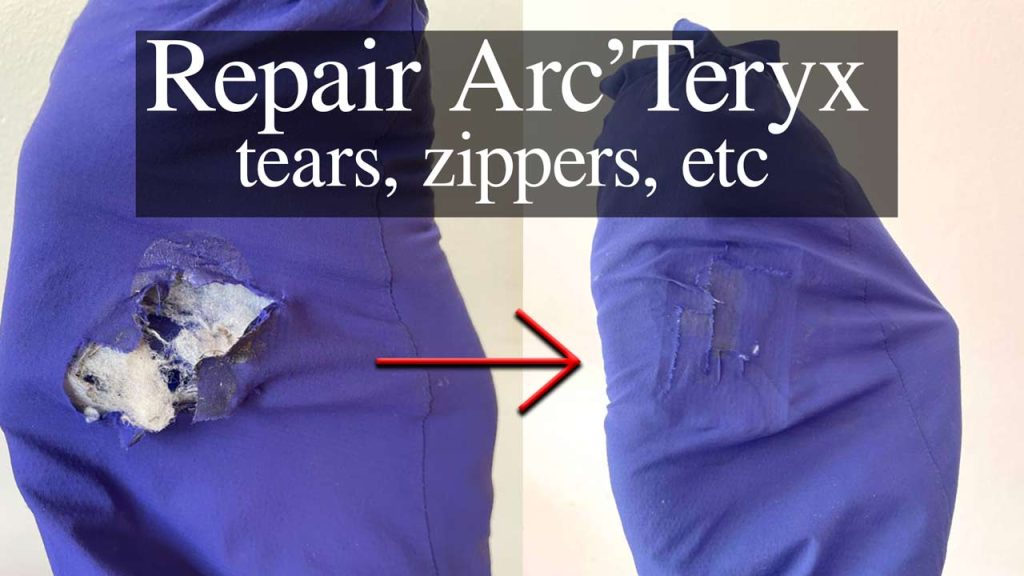 DIY Arc'Teryx repairs - how to fix your Arc'Teryx gear!